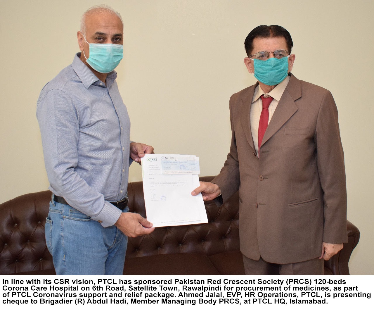 PTCL has sponsored Pakistan Red Crescent Society (PRCS) 120-beds ...