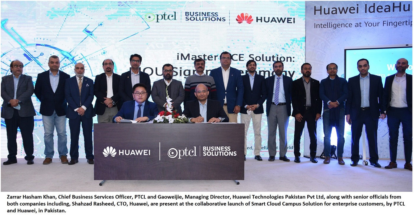 PTCL, Huawei launch Smart Cloud Campus Solution for enterprise ...