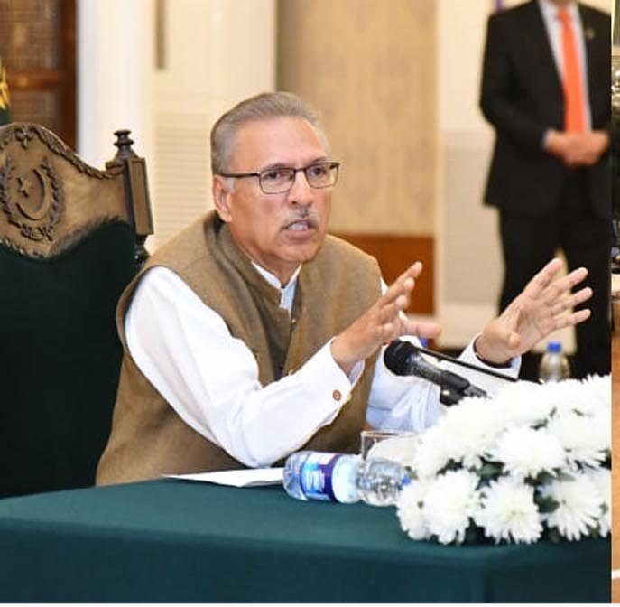 Dr. Alvi regretted that human history was replete with wars ...