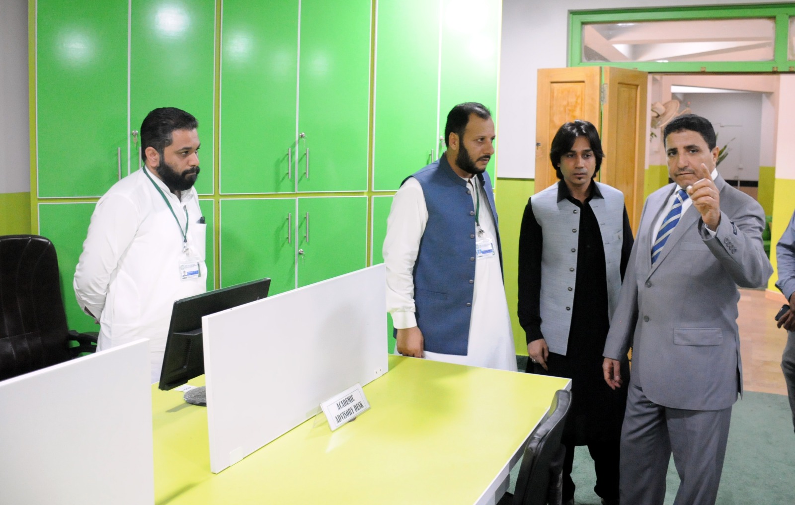 President IIUI visited the new academic block and the Students ...